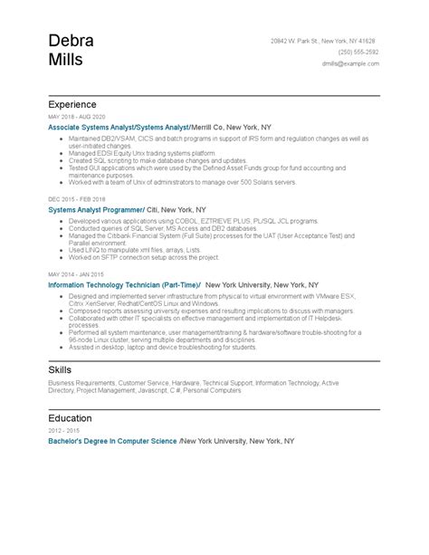 What Does An Associate Systems Analystsystems Analyst Do Zippia
