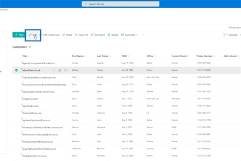 SharePoint List Item Editing Single And Multiple Items Master Data