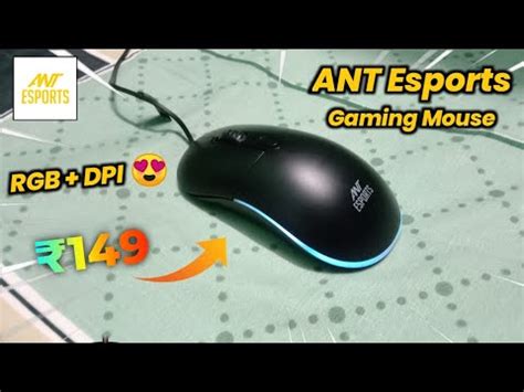 My New ANT Esports Gaming Mouse Ant Esports GM RGB Gaming Mouse With DPI Button And RGB