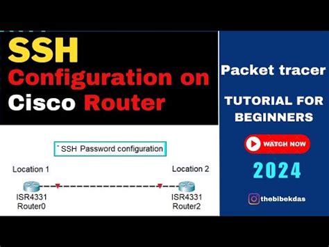 SSH Configuration On Cisco Router In Hindi Packet Tracer Tutorial