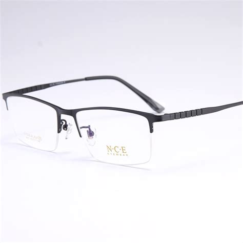 Reven Jate Mens Semi Rim Square Titanium Eyeglasses 5011 Fuzweb