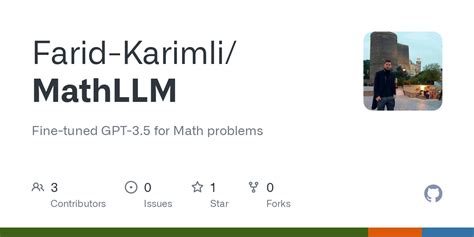 GitHub Farid Karimli MathLLM Fine Tuned GPT 3 5 For Math Problems