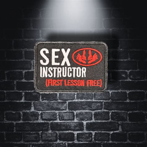 Sex Instructor Iron On Patch Thepatchalley Etsy Sex Instructor Iron On Patch Thepatchalley Etsy