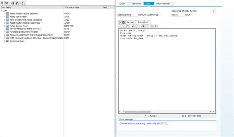 concatenation and join with sq02 sap community