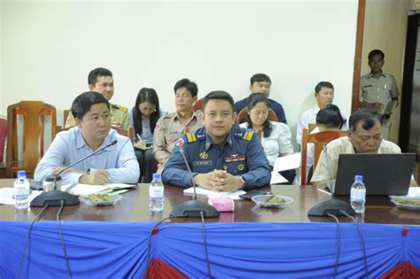 លោក លី ច័ន្ទរាសី អភិបាលរង តំណាងលោក ជា ច័ន្ទកញ្ញា អភិបាលស្រុក ចូលរួមកិច្ចប្រជុំប្រចាំត្រីមាសទី១