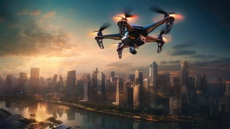 Premium Photo Infrastructure City Tech Background