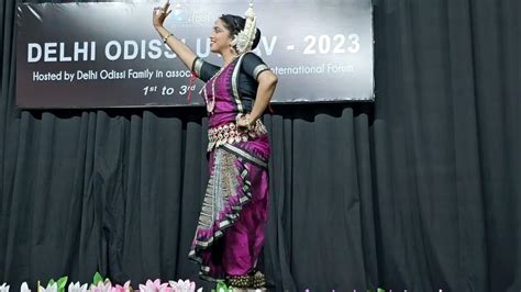Hansadhwoni Pallavi By Subhashree Pradhan In Delhi Odissi Utsav 2023