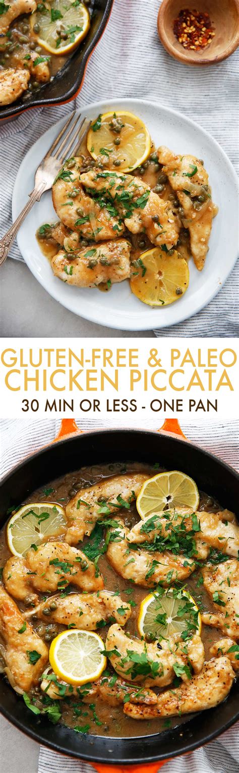30 Minute Gluten Free Chicken Piccata Lexi S Clean Kitchen