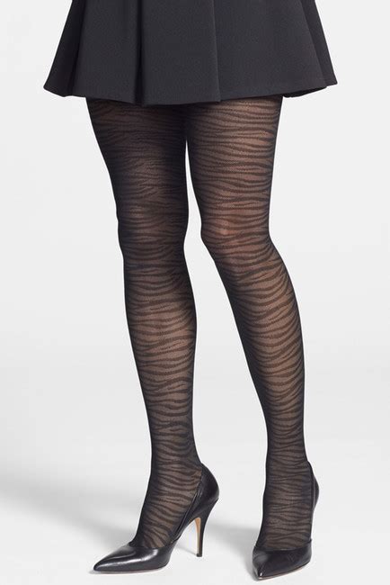 Commando Tigress Semi Sheer Tights Fashion Tights