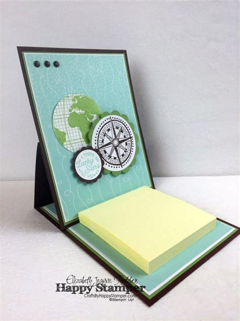 Going Global Post It Note Easel Card Easel Cards Post It Notes Post