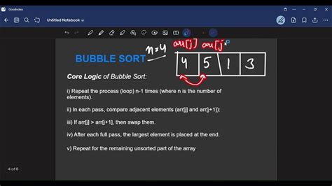 Bubble Sort In C Language Beginner Friendly Coding In C Sorting Algorithm Youtube