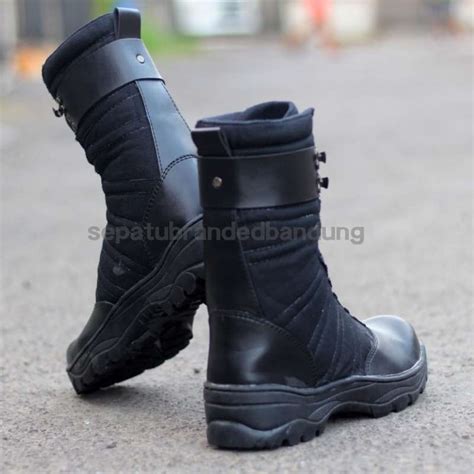 Promo SEPATU PDL NINJA SAFETY UJUNG BESI SEPATU BOOTS PRIA RINGAN KUAT TRACKING TOURING Diskon