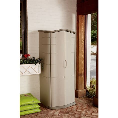 Rubbermaid 121 Gallon Vertical Storage Shed Reviews And Information