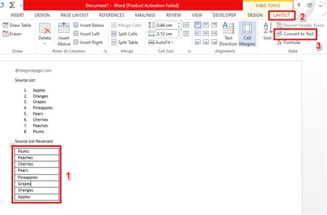 How To Reverse A Bulleted Or Numbered List In Microsoft Word