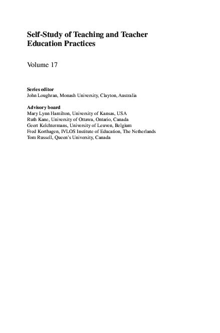 Pdf Reflective Theory And Practice In Teacher Education
