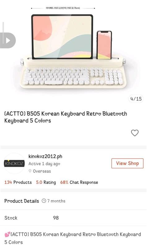 Korean Keyboard Computers And Tech Parts And Accessories Computer Keyboard On Carousell