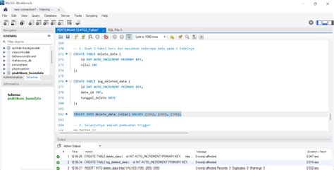 Membuat Trigger Pada Mysql