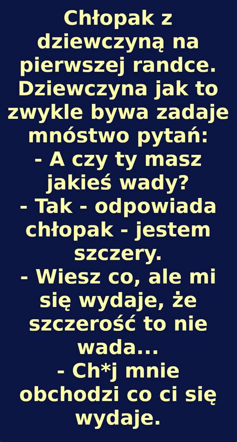 Humor Chłopak Z Dziewczyną Na Pierwszej Randce Gesio