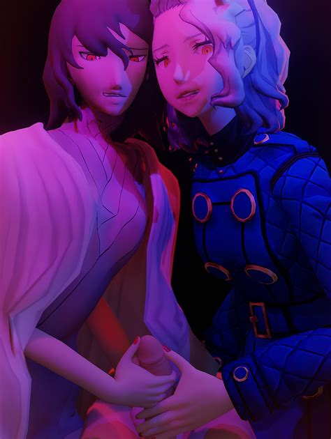 Rule 34 3d Clothing Female Handjob Human Izanami Persona 4 Male