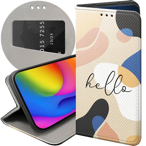 ETUI Z KLAPKĄ DO SAMSUNG GALAXY S ULTRA WZORY ABSTRAKCJA KOLORY KSZTAŁTY Samsung Electronics