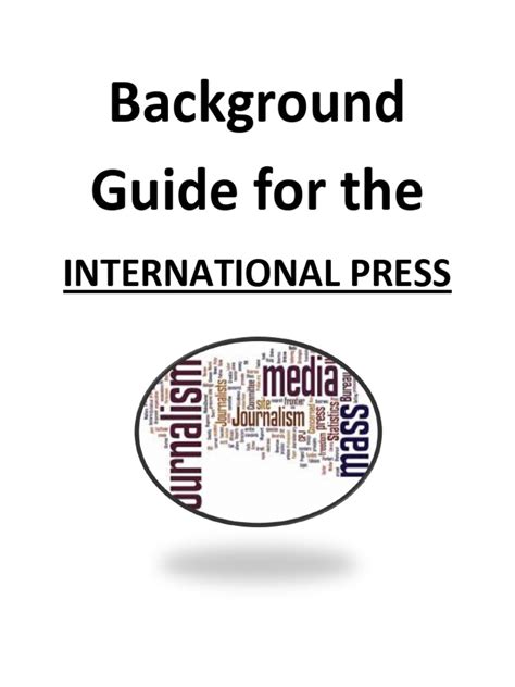 Background Guide For The Ip Pdf Mass Media News