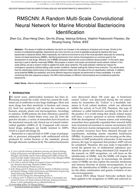 Pdf Rmscnn A Random Multi Scale Convolutional Neural Network For Marine Microbial