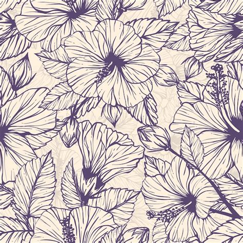 Premium Vector Seamless Repeating Pattern Of Flowers