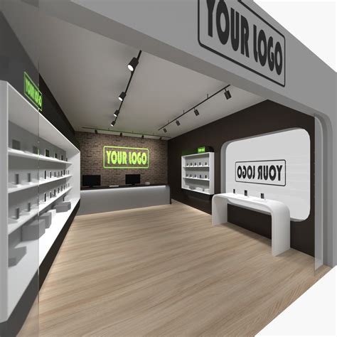 스마트 폰 및 태블릿 상점 3d 모델 12 Max Free3d