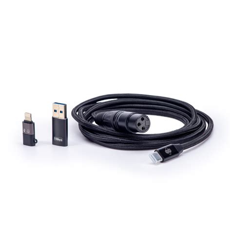Sontronics Xlr To Usb C Type Cable With Smartphone And Usb A Type Conn