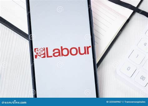 New York Usa 30 June 2024 Uk Labour Party Logo Or Icon On Phone