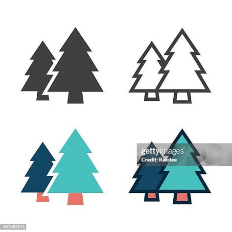 Pine Tree Outline Photos And Premium High Res Pictures Getty Images