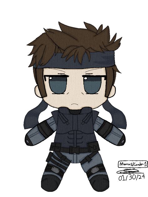 Mgs1 Solid Snake Fumo Fanart Rmetalgearsolid