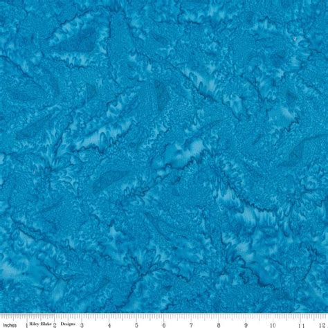 Blue Batik Fabric By The Yard By Riley Blake Expressions Line In Ocean