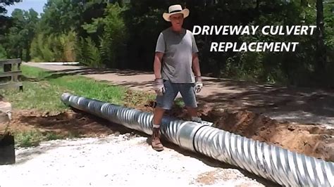 Gravel Driveway Culvert Pipe Detail Ads 15 In X 20 Ft Corrugated