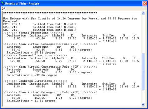 Paleomagnetic Analysis Program