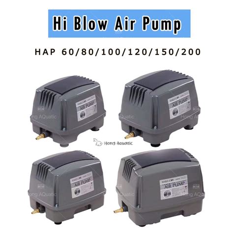 HAILEA Hi Blow Air Pump HAP60 80 100 120 150 200 Hi Blow Diaphragm Air Pump Ready Stock Shopee