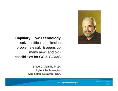 PDF Capillary Flow Technology Agilent Connector Tube Connector Reliable Precolumn 1 1