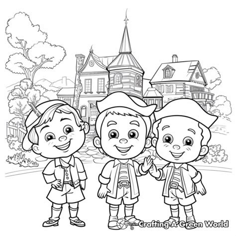 13 Colonies Coloring Pages Free And Printable