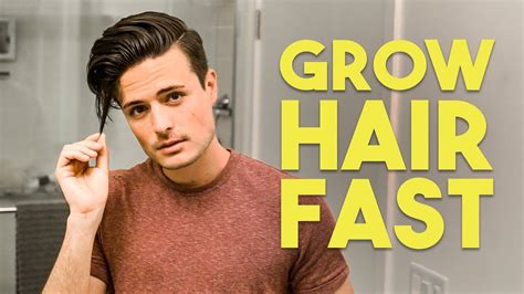 5 Proven Methods To Grow Hair FASTER THICKER Mens Hair How To YouTube