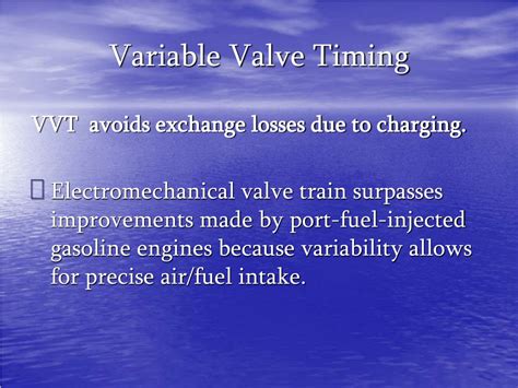 Ppt Variable Valve Timing Powerpoint Presentation Free Download Id