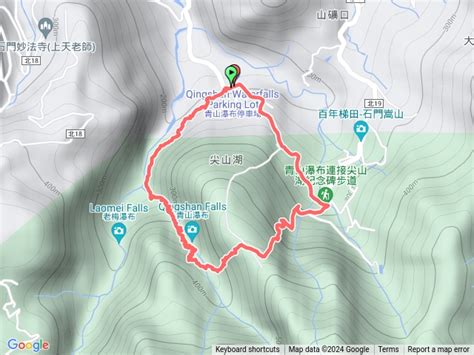 青山瀑布O型 健行筆記