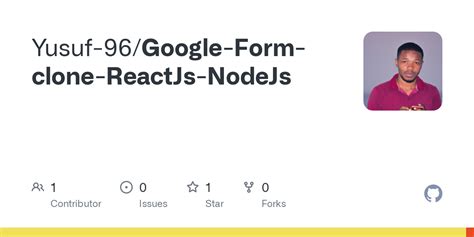 GitHub Yusuf 96 Google Form Clone ReactJs NodeJs