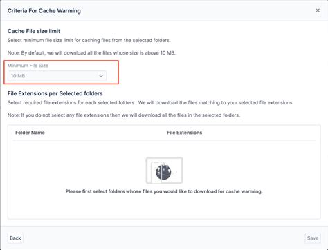 Cache Policy UI Updates For Smart Cache Ver Egnyte