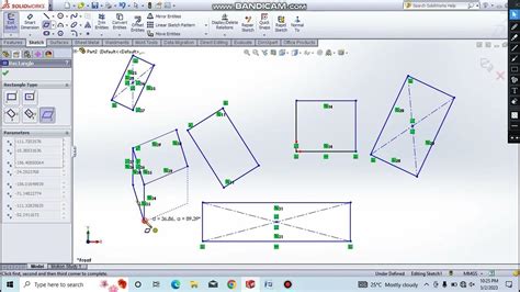 Solidwork Part 3 Rectangle Design Easy Youtube