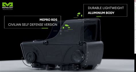 Mepro Rds Electro Optical Red Dot Sight Meprolight