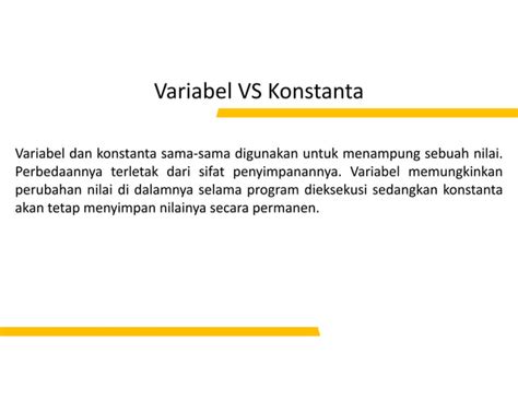 Algoritma And Pemograman 02 Variabel Dan Tipe Data Pdf