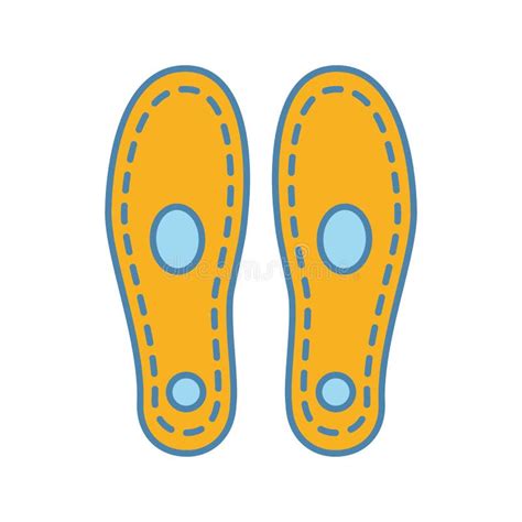 Orthopedic Insoles Color Icon Stock Vector Illustration Of Device