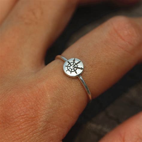 925 Silver Star Of Chaos Ringchaos Star Ringchaos Signet Ringwheel Of Chaos Jewelrymagic