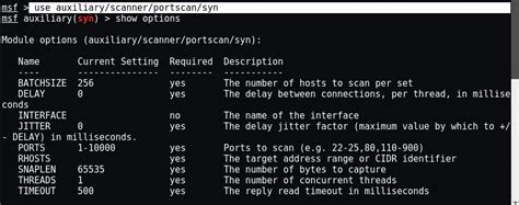 os detection using metasploit framework yeah hub