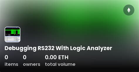 debugging rs232 with logic analyzer collection opensea